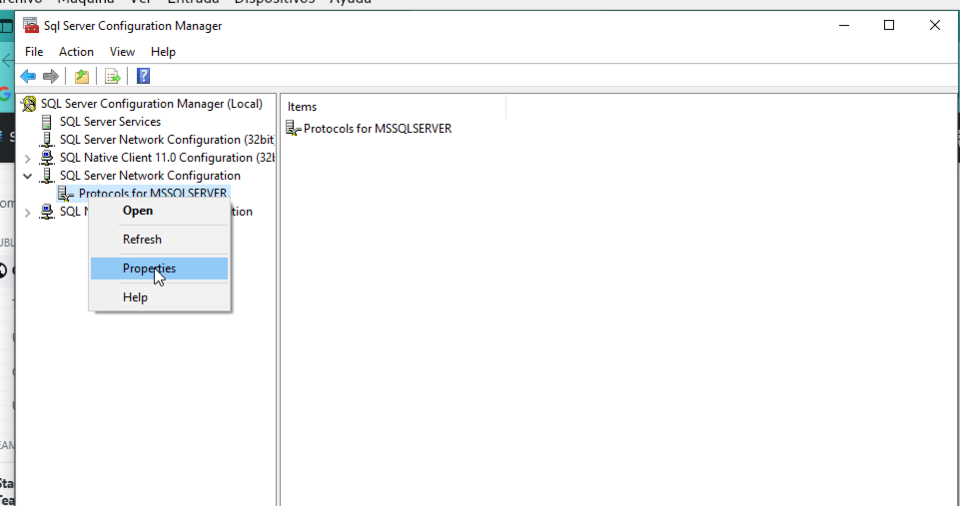 Instalar certificados SQL Server - wiki